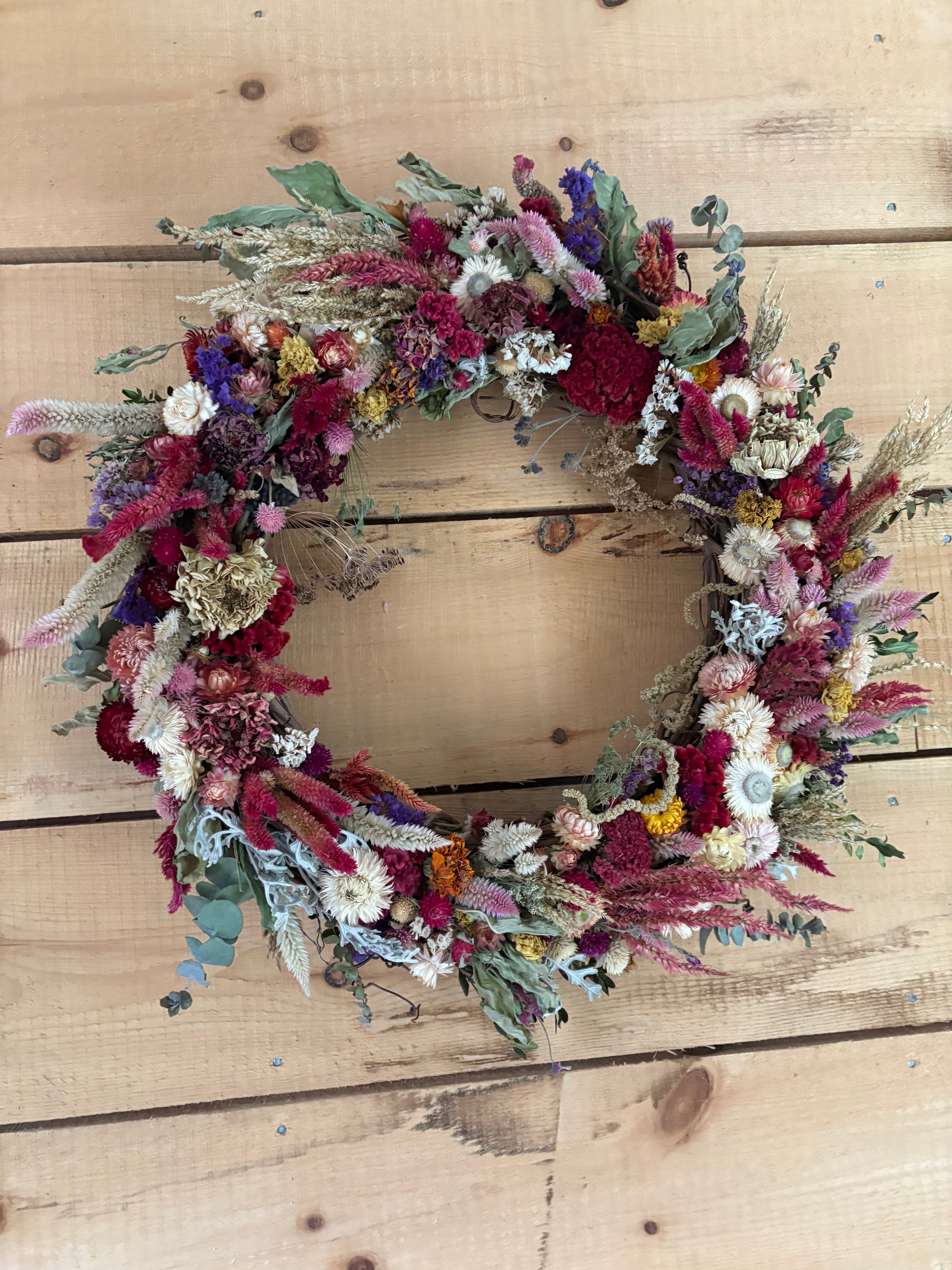 Dried Floral Wreath – Gardent Farms